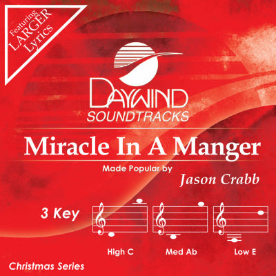 Miracle In A Manger by Jason Crabb CD – Springside Music